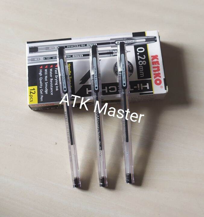 Pulpen jel HI-TECH KENKO 12 pcs | Lazada Indonesia