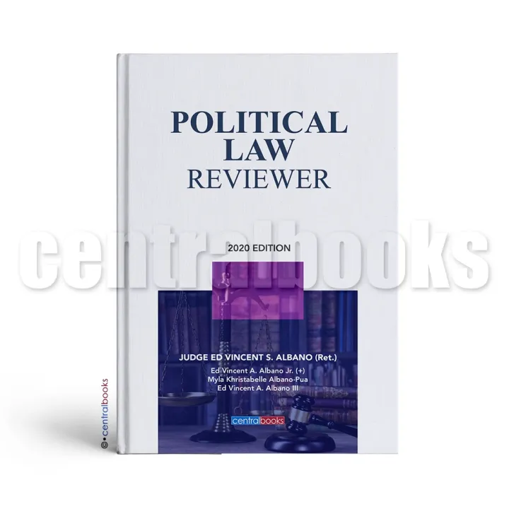 Political Law Reviewer 2020 Edition by Ed Vincent Albano (HB) | Lazada PH