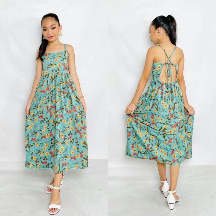 [KIDS] GELYN MAXI DRESS (Fit 1 -12 y/o) | Lazada PH