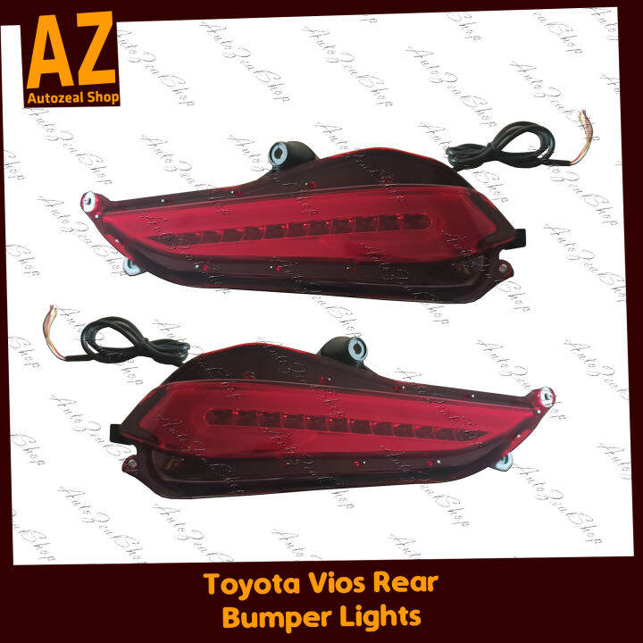 Toyota Vios Prime 2019-2021 Rear Bumper Light (Red) 3rd Design | Lazada PH
