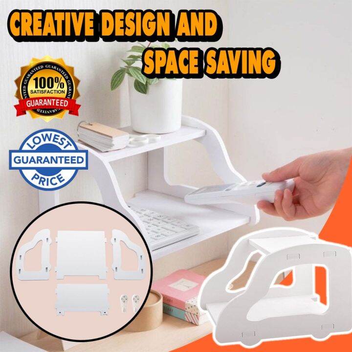 ♂WiFi Modem Floating Holder Wall Rack Shelf Mount Wall Decoration Space ...