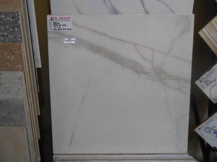 granit 60x60 - motif marmer - essenza santorini gold | Lazada Indonesia