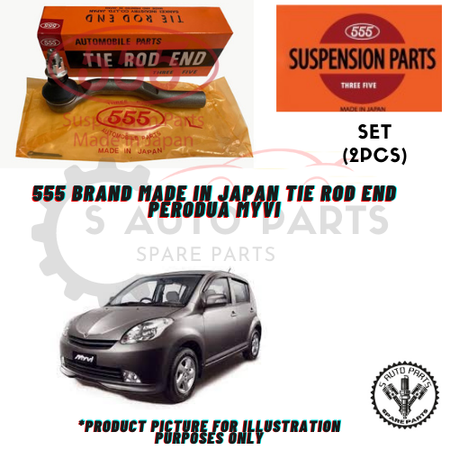 PERODUA MYVI 555 BRAND MADE in JAPAN TIE ROD END | Lazada