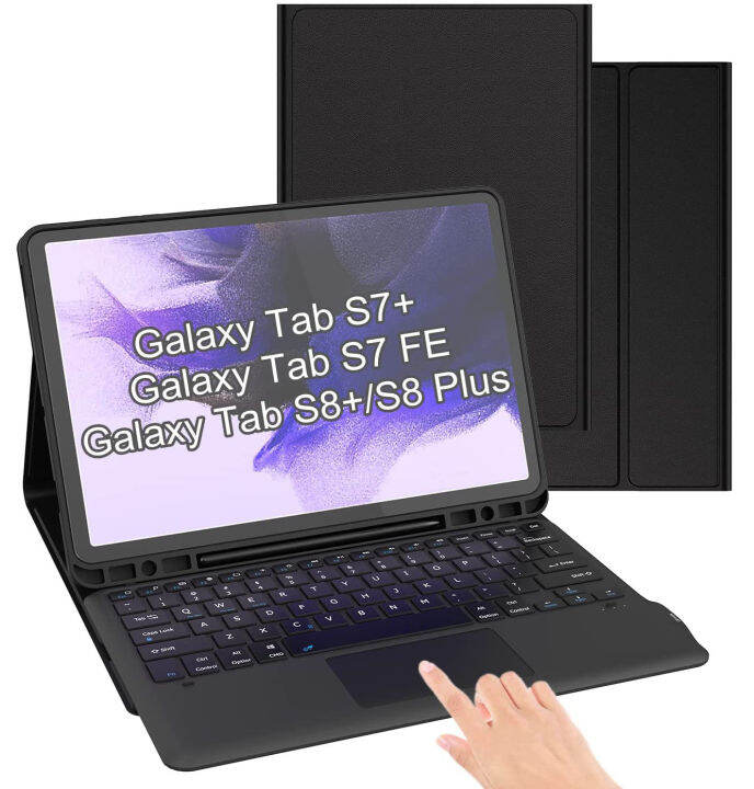 Touchpad Keyboard Case for Samsung Galaxy Tab S9 Plus 12.4 inch 2023 ...