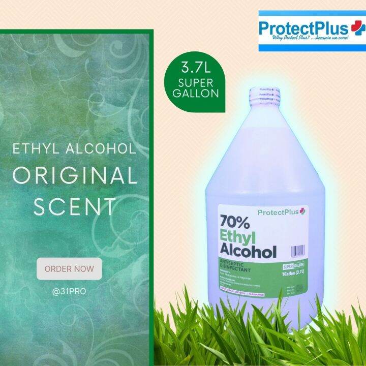 ProtectPlus 70% Ethyl Alcohol with Moisturizer Original Scent Super ...