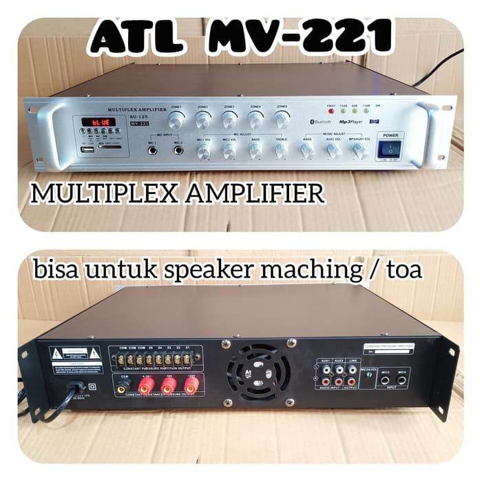 AMPLI MULTIPLEX ATL MV 221 PROFESIONAL DIGITAL AMPLIFIER | Lazada Indonesia