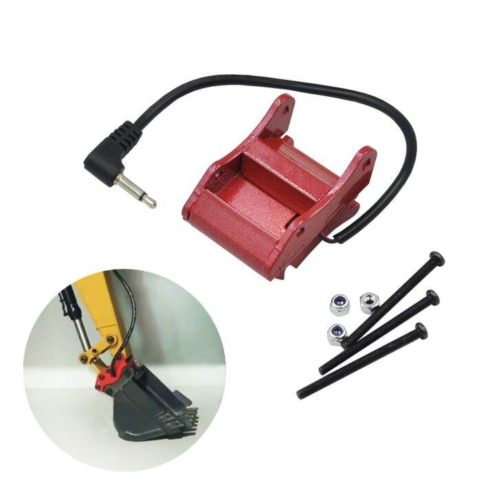 Excavator Automatic Bucket Changer Metal CNC For HUINA 580 1:14 23Ch RC ...