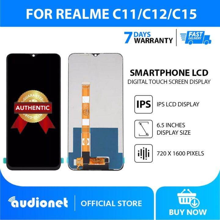 Smartphone LCD for Realme C11/C12/C15 Digital Touch Screen Display ...