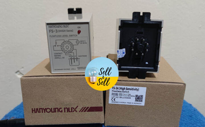 Floatless Level Switch FS-3 Hanyoung Nux / Sensor Air Otomatis Hanyoung ...