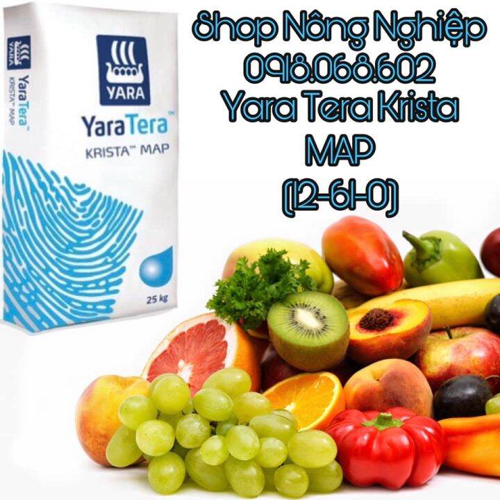 Phân bón hòa tan Yara Tera Krista MAP đóng túi zip 1kg | Lazada.vn