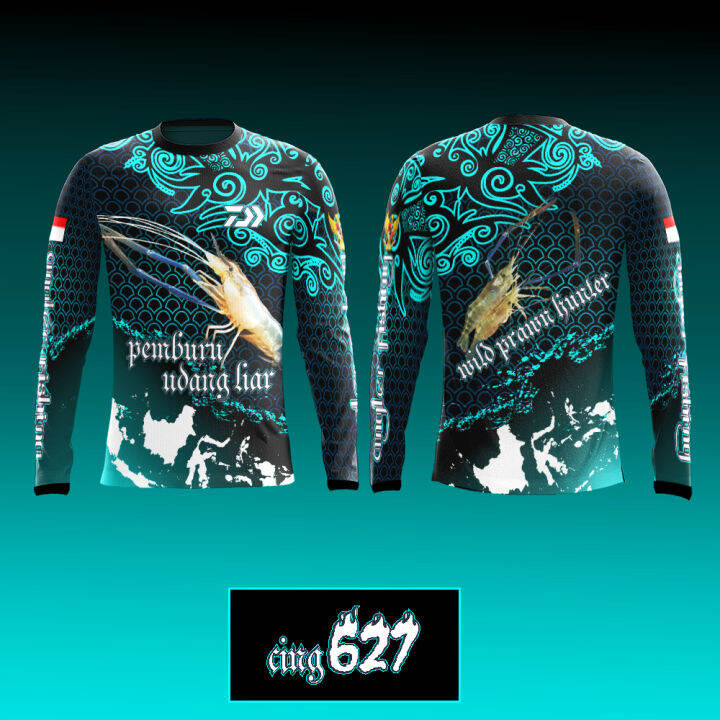 Kaos Baju Jersey Custom Premium Mancing Mania Mancing Udang Pemburu ...
