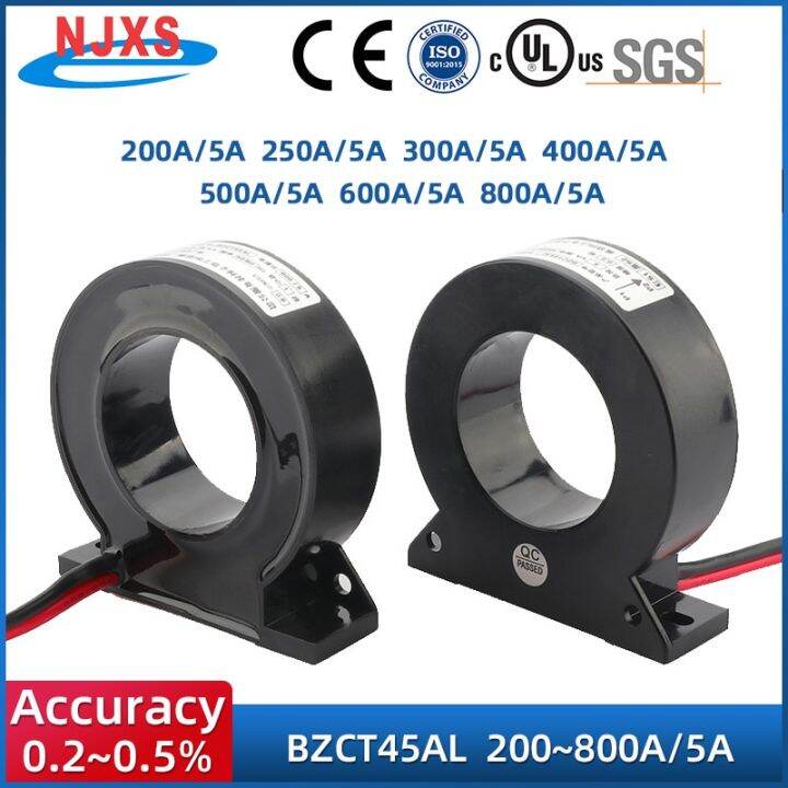 High Accuracy Current Transformer BZCT45AL-800a 600a 500a 400a 5a 300a ...