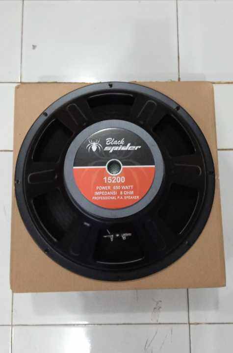 Speaker Black Spider 15 Inch 15200 Full Range Black Spider 15 Inch BS ...