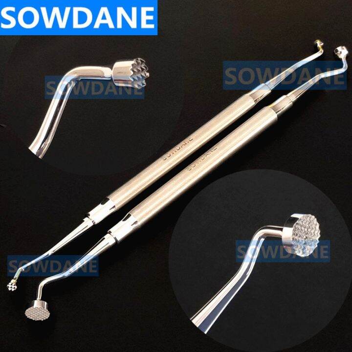 Dental Bone Compactor Implant Bone Grafting Packer Instrument Serrated Tip Bone Plugger Filling ...