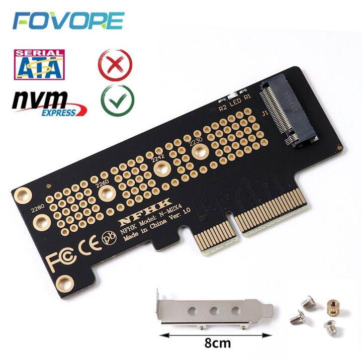 NVMe PCI-e M.2 NGFF SSD to PCIe x4 adapter card PCIe x4 to M 2 card with bracket Computer ...
