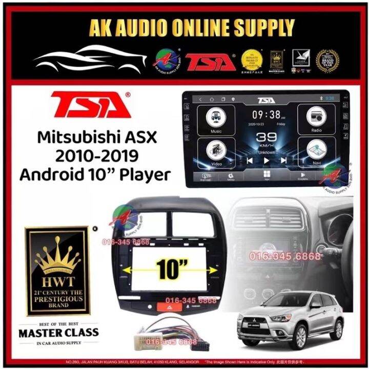 T5 DSP CarPlay TSA Mitsubishi ASX 2010 - 2019 Android 10'' inch Car ...