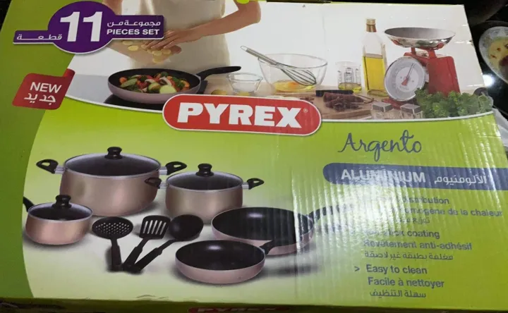 PYREX ARGENTO 11PCS COOKWARE SET | Lazada PH