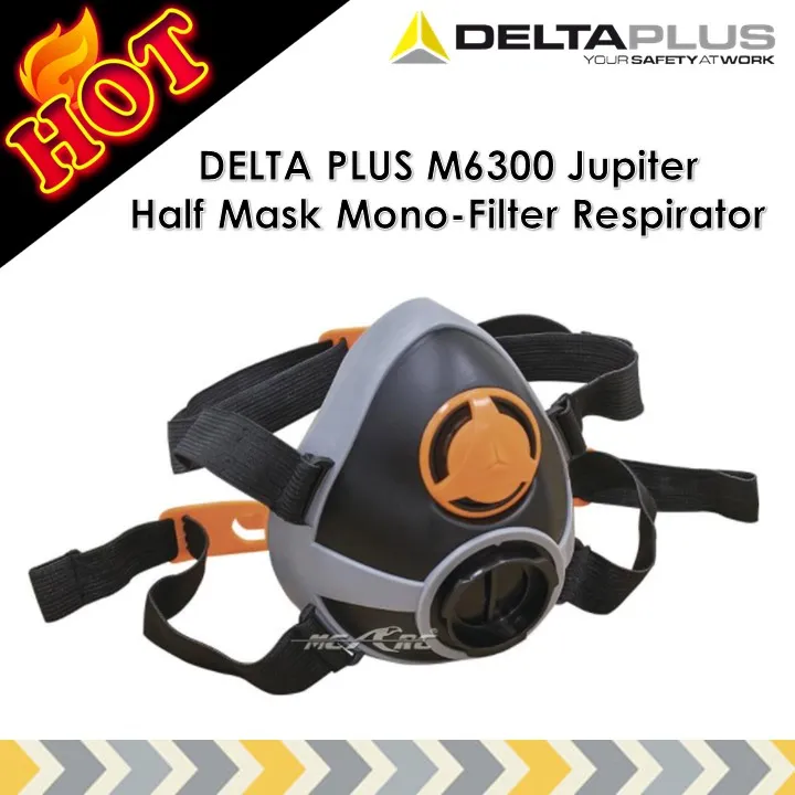 DELTA PLUS M6300 Jupiter Half Mask Mono-Filter Respirator Original | MC ...