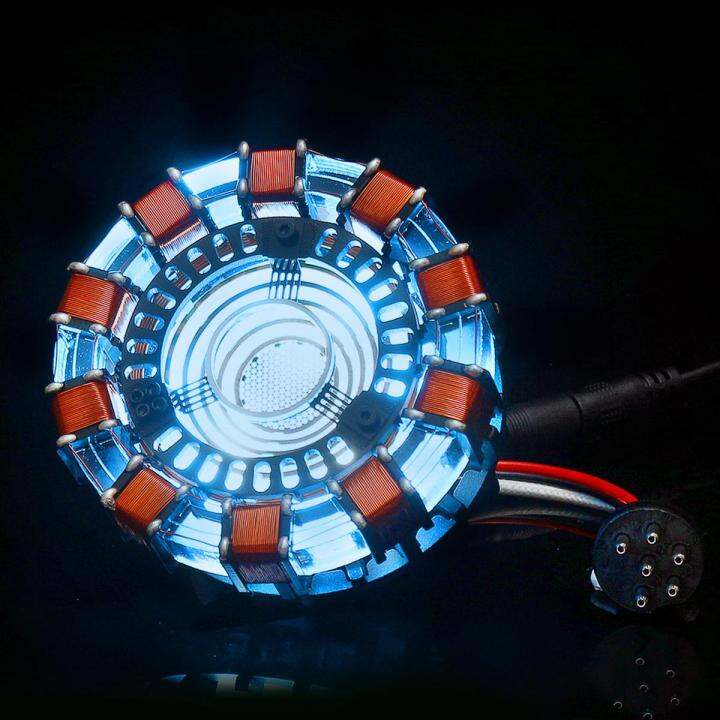 MK1อะคริลิค DIY Arc Reactor Light ชุดอะคริลิคแหล่งกำเนิดแสง LED Torch ...