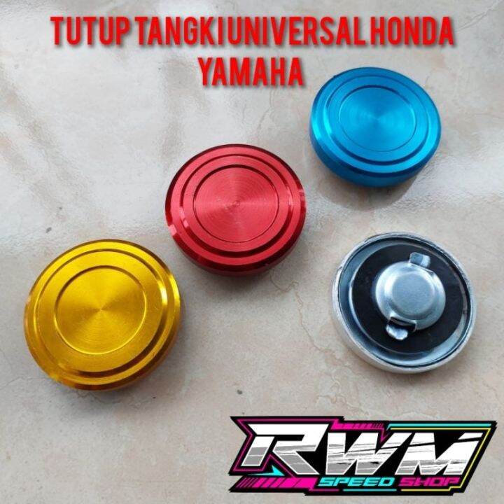 Tutup tangki semua motor universal Honda Yamaha full almunium warna ...
