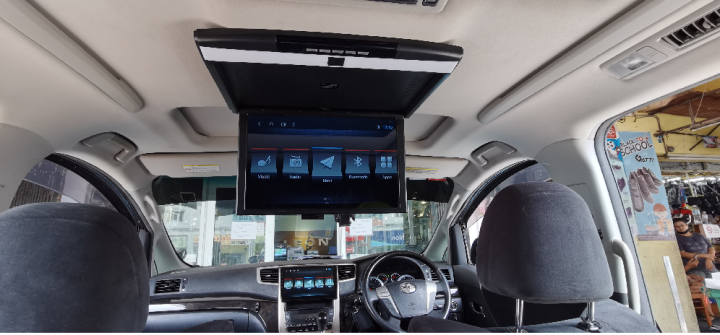 Leon Toyota Alphard ANH20 Alphard 17.3" Full HD 1080P HDMI USB SD MP5 ...