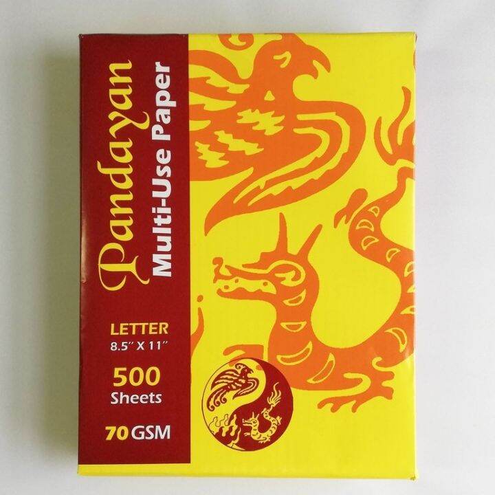 Pandayan Multi-Use Paper 70gsm (Short 8.5 X 11 500 Sheets) | Lazada PH
