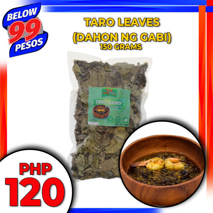 Below99pesos Dried Taro Gabi Leaves 150 grams | Lazada PH