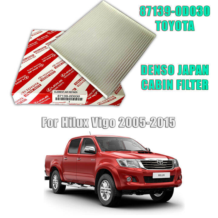 TOYOTA HiLux 2005-2015 Original Denso Japan Aircon Cabin Filter (87139 ...