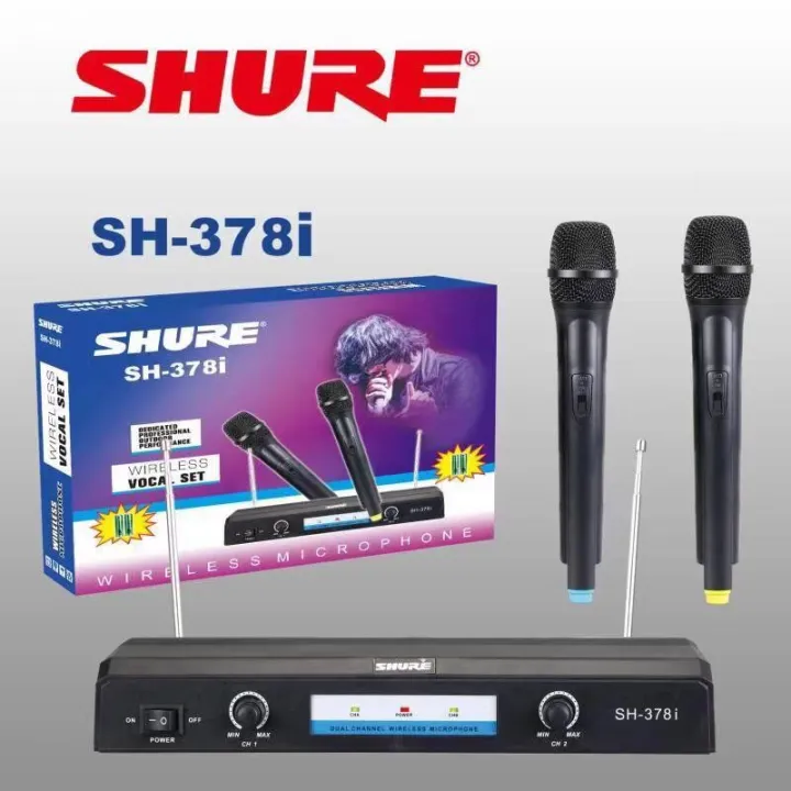 【Tiktok Hot】、【New】 Shure sh 378 m wireless microphone | Lazada PH