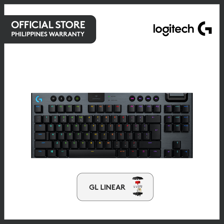 G913 LIGHTSPEED RGB Mechanical Gaming Keyboard, Low Profile GL Red ...