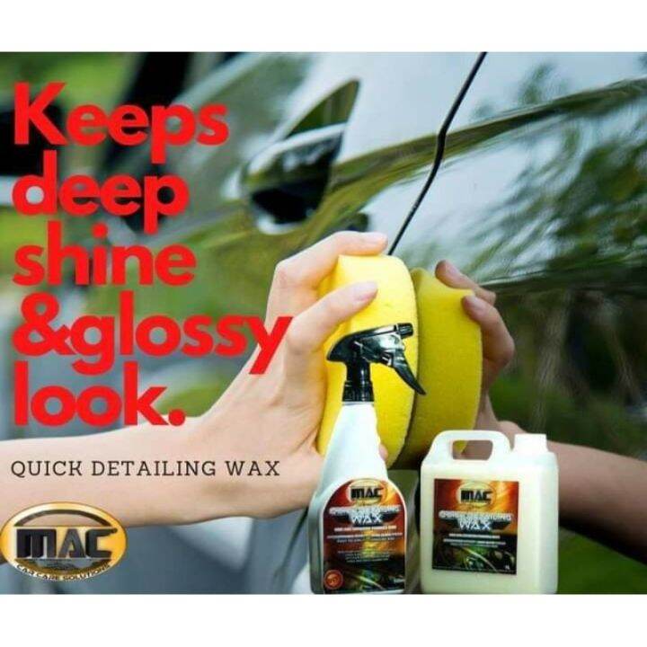 MAC Car Care Solutions Quick Detailing Wax | Lazada PH