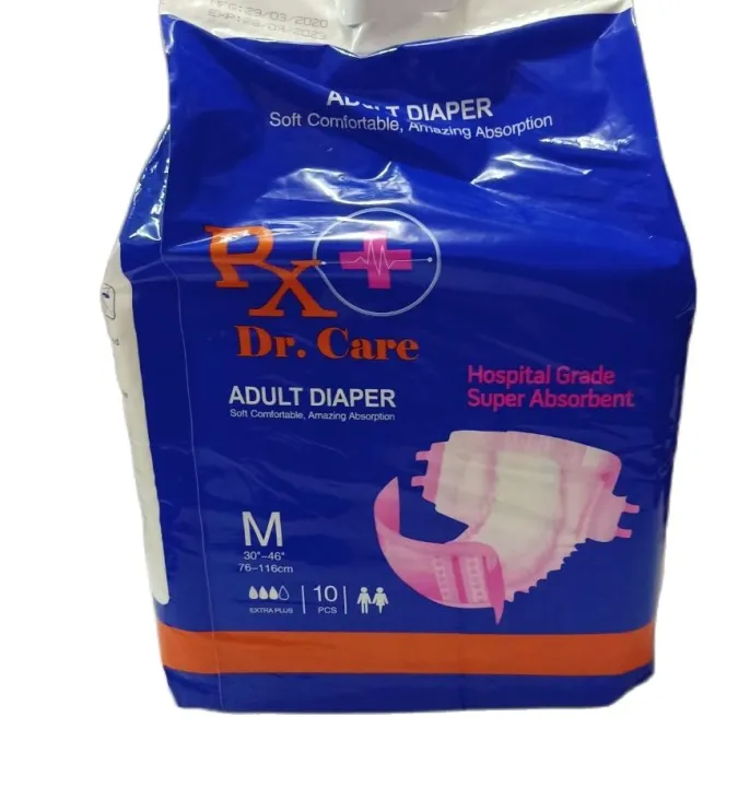 Rx Dr Care Adult Diaper Tape Medium 1pack 10pcs Pack Lazada Ph