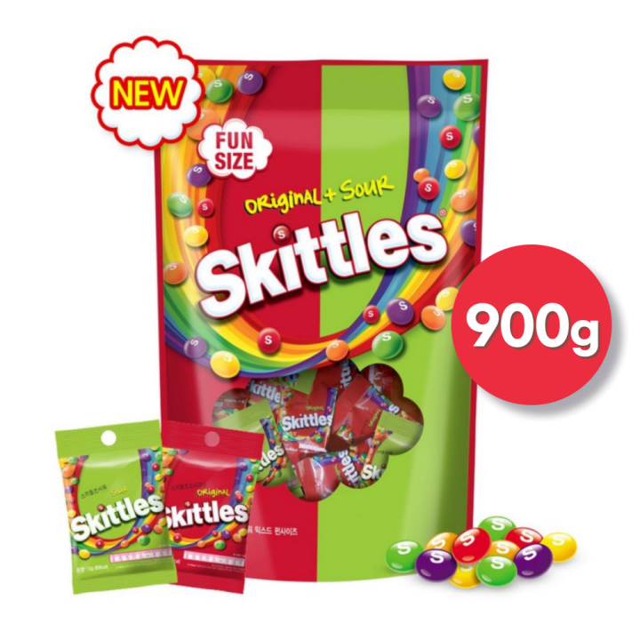 (Bundle) Skittles Original Sour Sweet Candy 900g | Lazada PH
