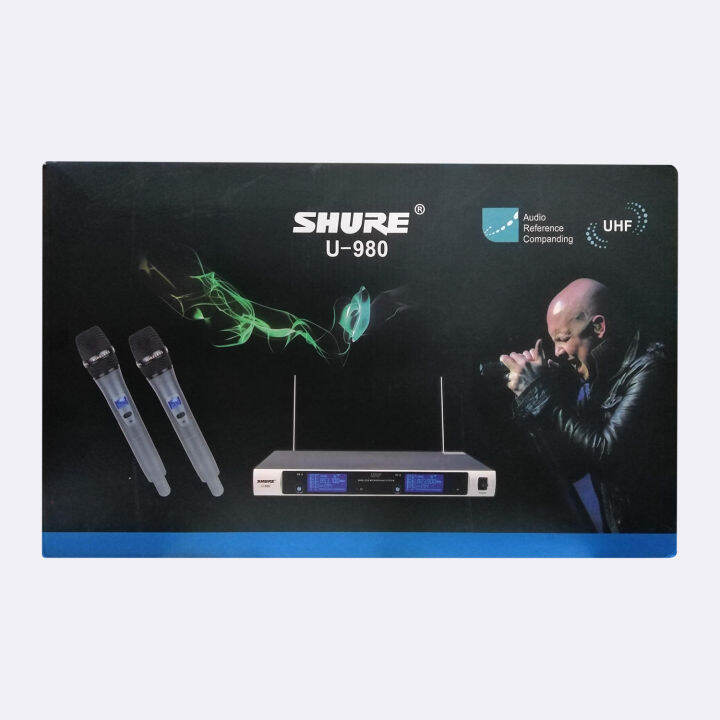 Shure U-980 UHF Wireless Microphone System | Lazada PH