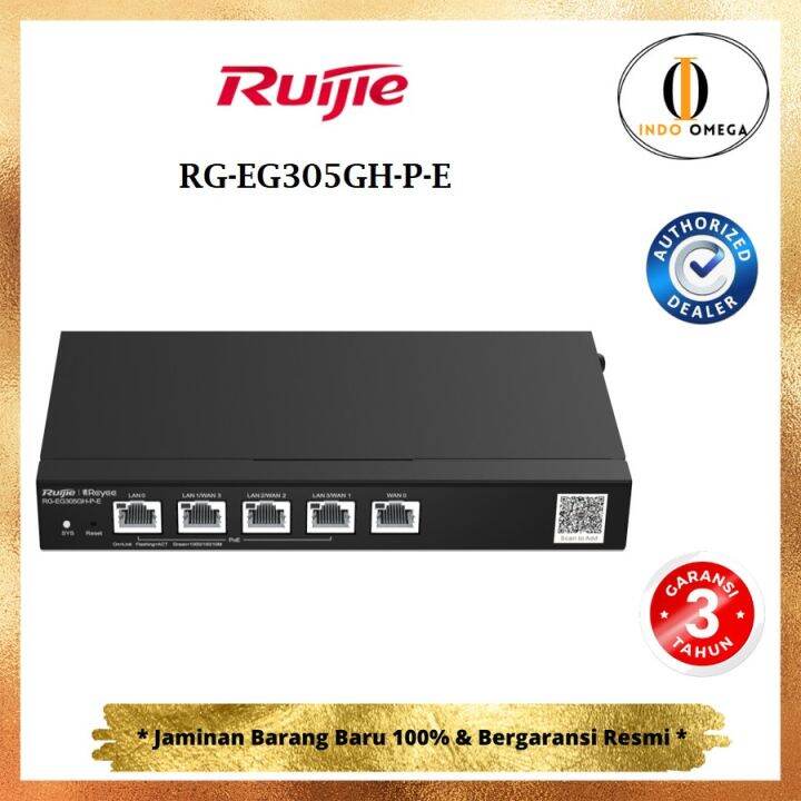 Ruijie Reyee RG-EG305GH-P-E Reyee 5-Port Cloud Managed PoE - Black ...