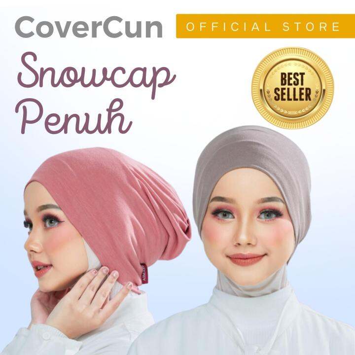 Anak Tudung Snowcap Tutup Penuh Gred A Extra Lembut Selesa Anti Peluh | Lazada