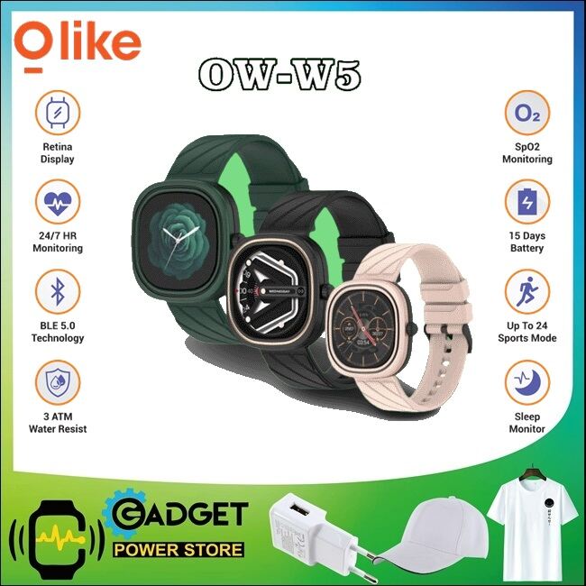 Promo Olike OW-W5 SmartWatch Zeth W5 Support iOS Android Waterproof ...