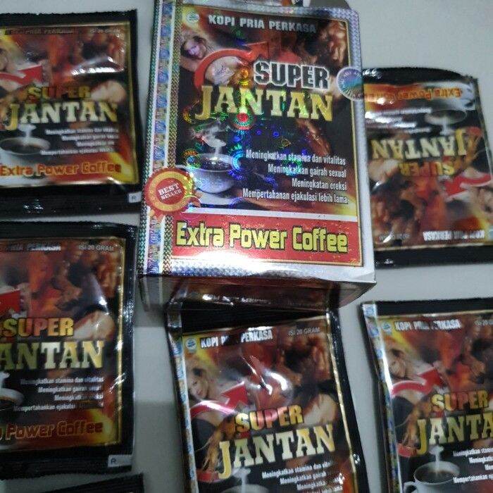 kopi super jantan kemasan terbaru premium roast coffe isi 10 sachet per ...