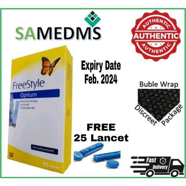 Freestyle Optium Neo Strips Blood Glucose Test Strips 50pcs | Lazada PH