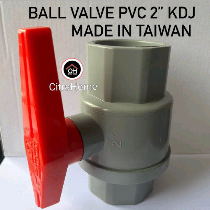 Ball Valve PVC 2 inch KDJ Made in Taiwan | Lazada Indonesia