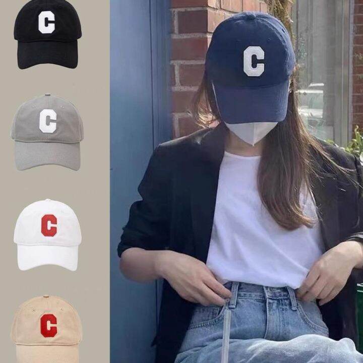 Letter C Baseball Cap For Men And Women Unisex Cotton Adjustable ...