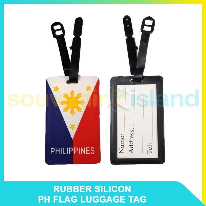 Philippine Flag Luggage Bag Tag Rubber Silicon Souvenir | Lazada PH