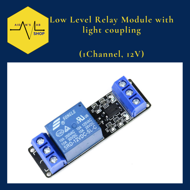 Low Level Relay Module with light coupling | 5V | 12V | 1CH/2CH/8CH ...