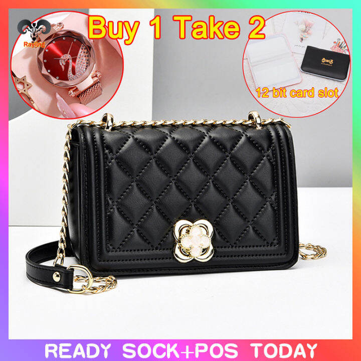 Rayling Classic Rhombus Chain Bag Ladies Shoulder Bag Crossbody ...