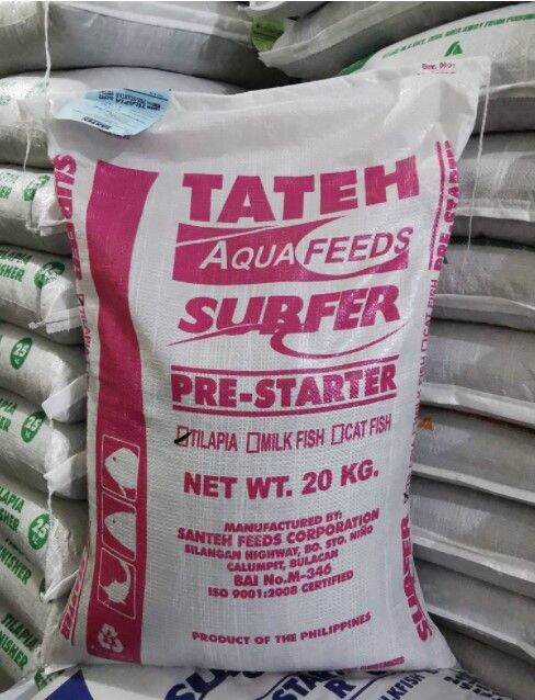 Tateh Aquafeeds Surfer Pre-Starter Tilapia Catfish (Hito) Milkfish Koi ...