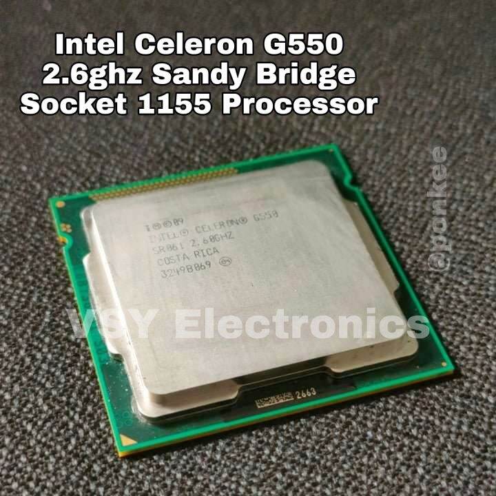 Intel Celeron G550 2.6ghz Sandy Bridge Socket 1155 Processor | Lazada PH
