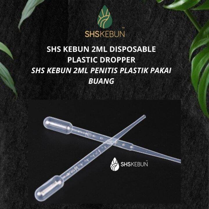 Disposable Plastic 2ml Pipettes/ Droppers Pipet/ Penitis Plastik SHS ...