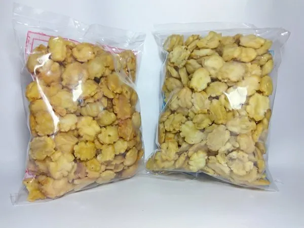 2 pcs emping ceplis melinjo rasa gurih asin dan manis camilan khas ...