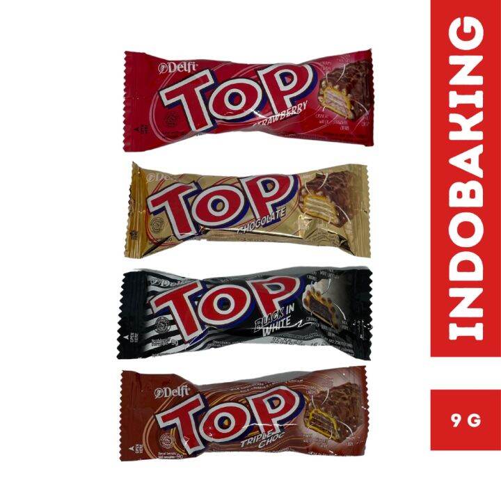 Delfi TOP Wafer Coklat Aneka Rasa 9g | Lazada Indonesia