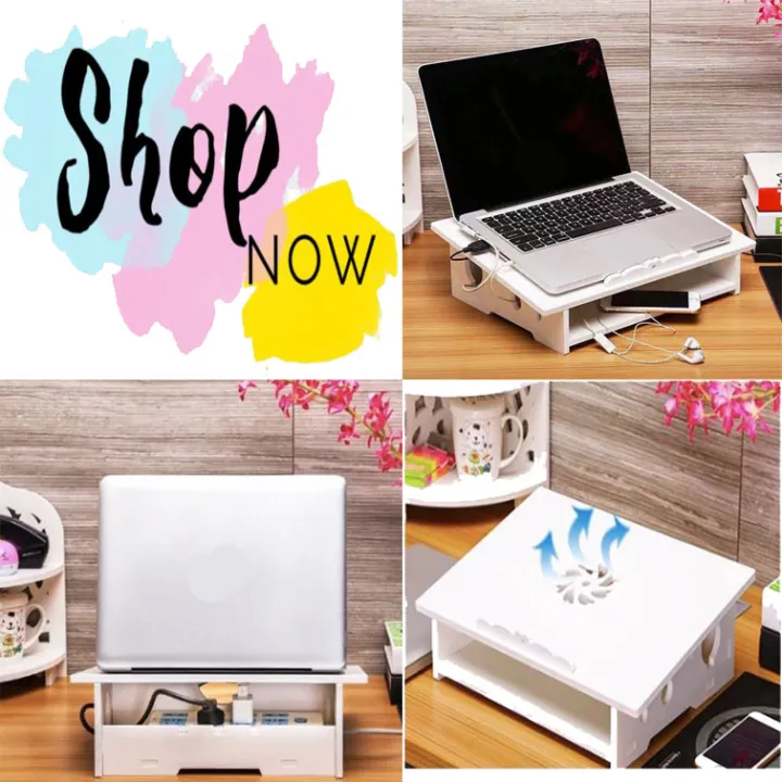 MONITOR#201- Multifunction Desktop Monitor Stand Computer Screen Riser ...